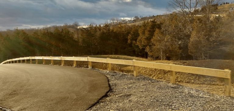 Pressure Treated Guide Rail in Chester NY Kuperus Fence Company